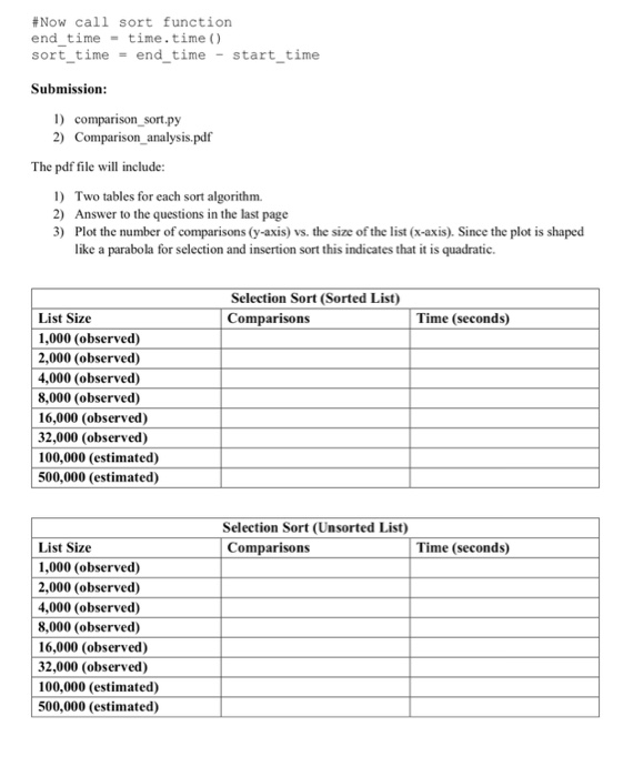 Solved Can You Help Me With This Lab About Python3 Sort 5217