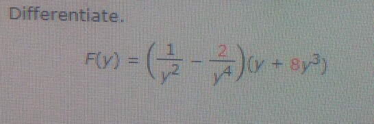 Solved Differentiate 2 | Chegg.com
