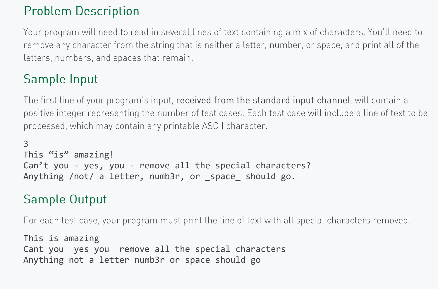 Solved Problem Description Your Program Will Need To Read In 6663