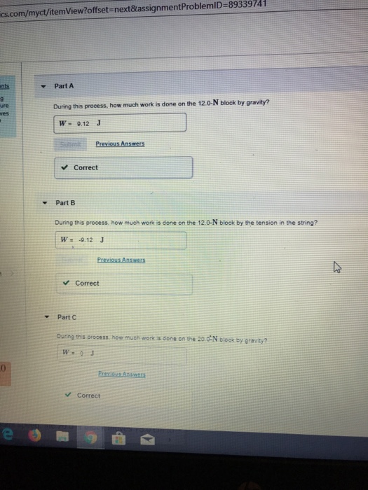 Solved Submit Previous Answers Correct Part G Find the total | Chegg.com