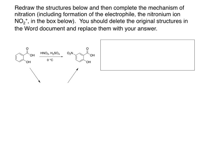 Solved Redraw the structures below and then complete the | Chegg.com