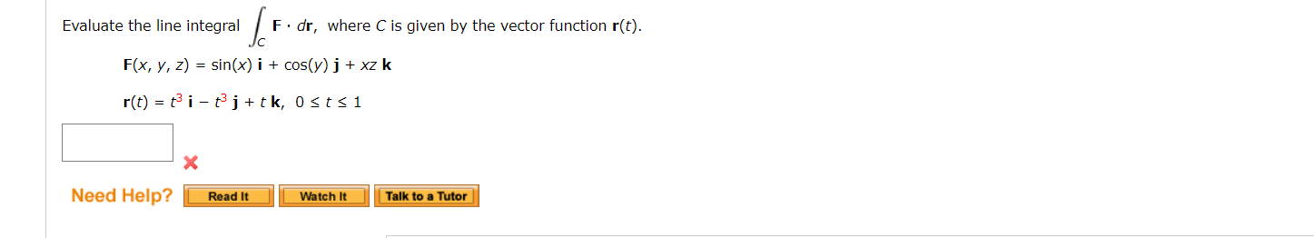 Solved Evaluate the line integral / F. dr, where C is given | Chegg.com