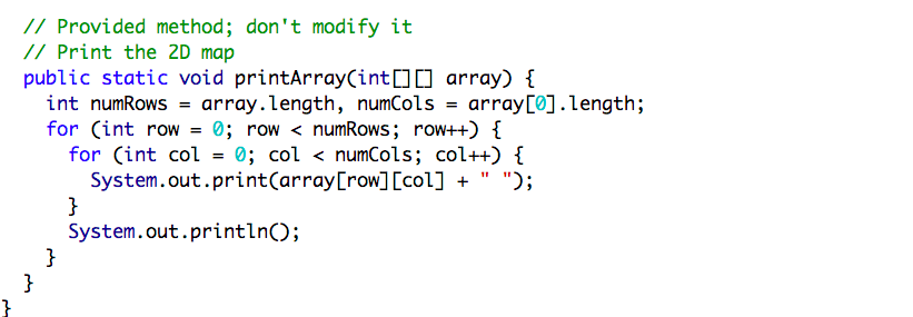 Learning objectives: Two-dimensional array; Algorithm | Chegg.com