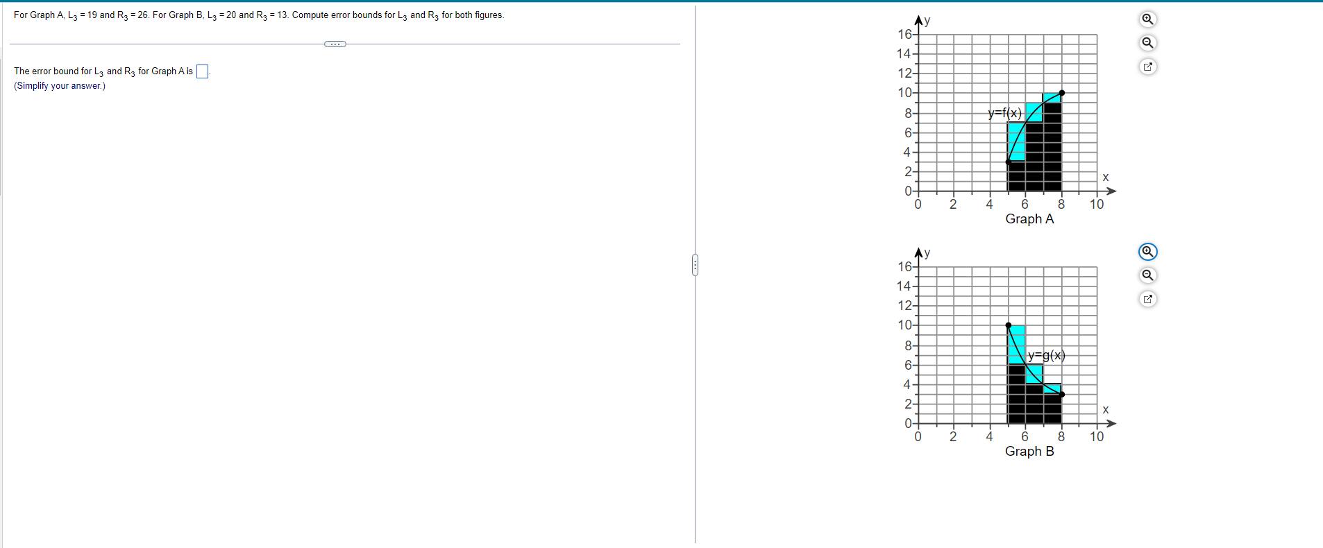 Solved For Graph A,L3=19 and R3=26. For Graph B,L3=20 and | Chegg.com