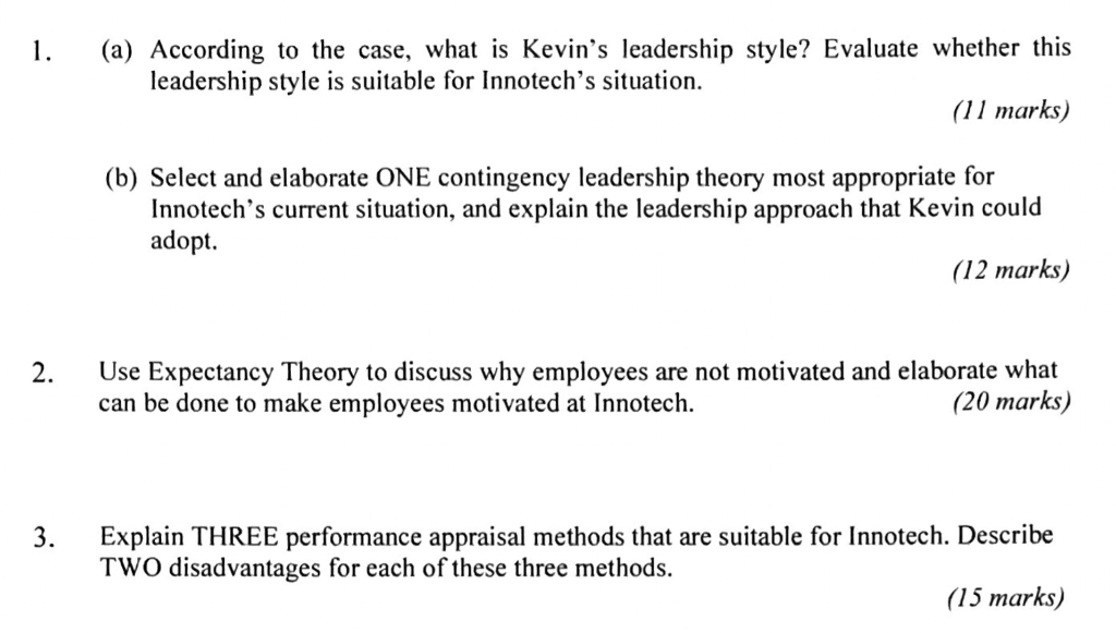Solved Case Study Read the case below and answer ALL | Chegg.com