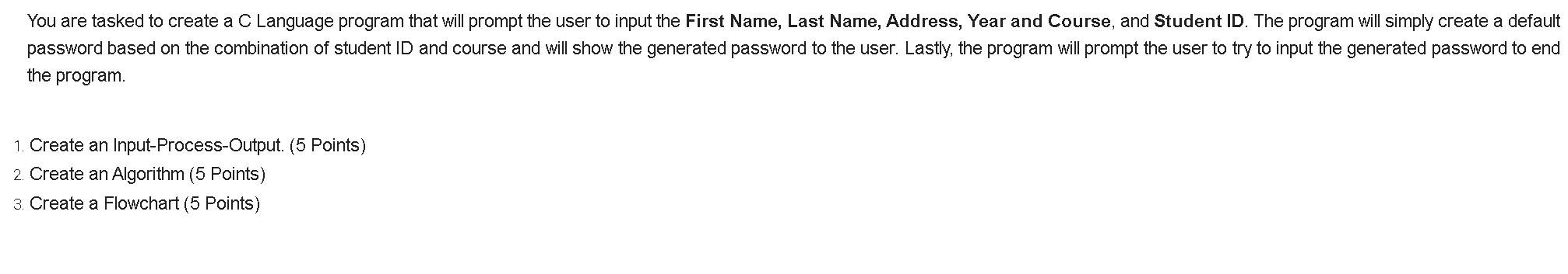 Solved You Are Tasked To Create A C Language Program That 4333
