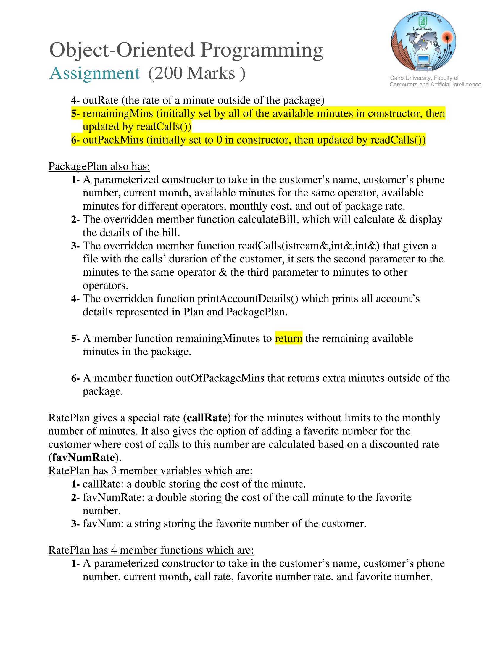 Solved Task Write a program for a mobile operator to manage | Chegg.com