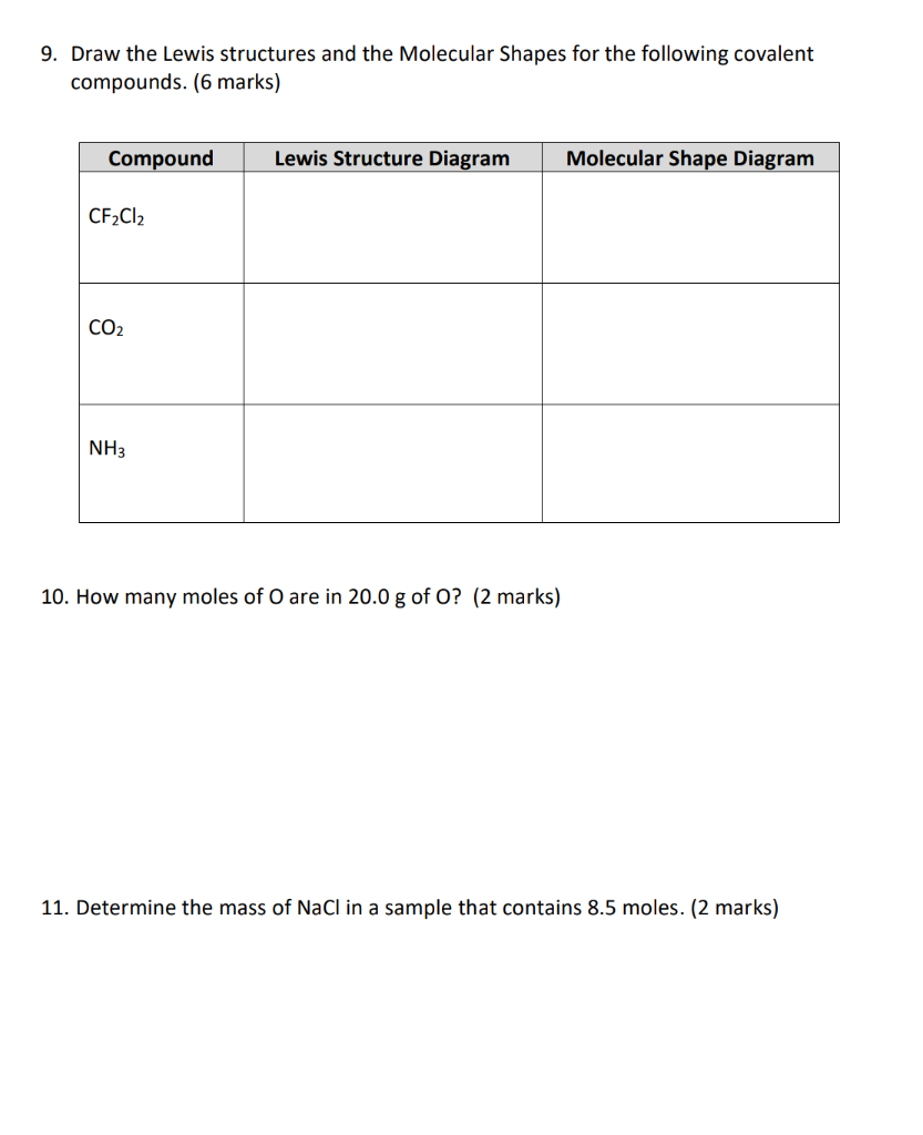 Lewis Structure Cf2cl2