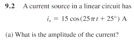 Solved 9.2 A current source in a linear circuit has | Chegg.com
