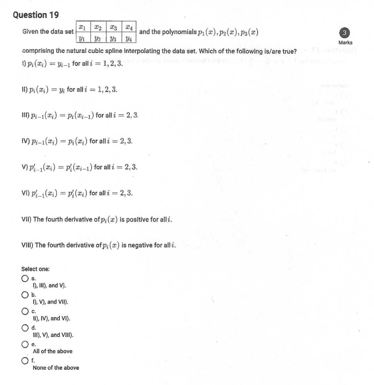 Solved Question 19Given the data set \table[[x1,x2,x3,x4 | Chegg.com