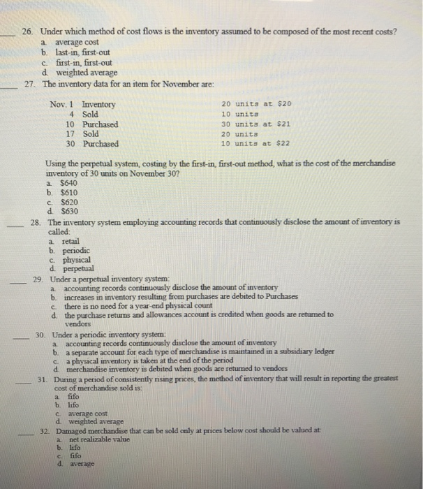 Solved Multiple Choice ldentify the letter of the choice | Chegg.com