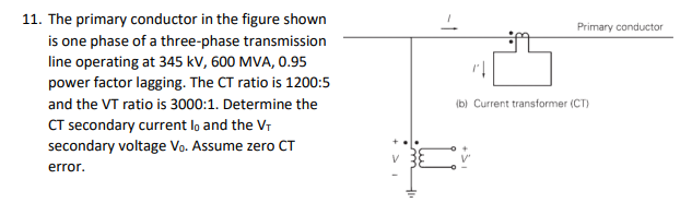 Solved Primary conductor M ! 11. The primary conductor in | Chegg.com