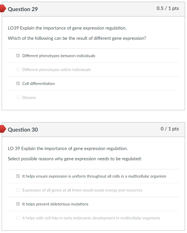 Solved LO39 Explain the importance of gene expression | Chegg.com