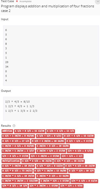 Write a program named FractionDemo3 that includes an | Chegg.com