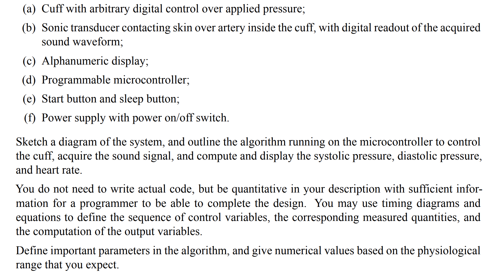 Solved 3. [30 pts] Design Problem: Design an automated | Chegg.com