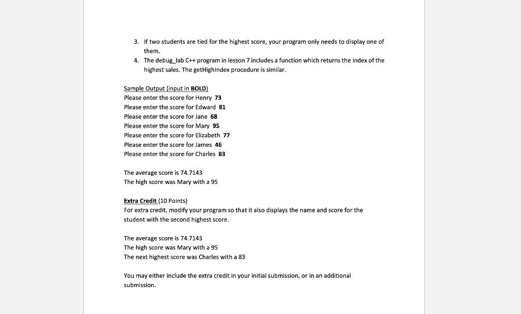 Solved Quiz Statistics For this assignment, you will write a | Chegg.com