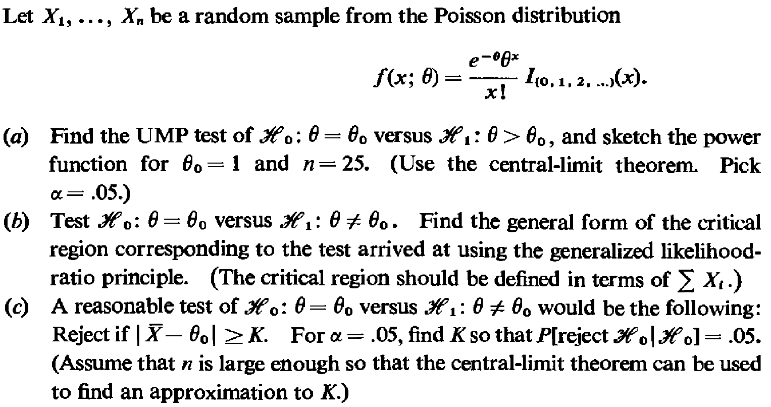 Solved Let X1, ..., X, be a random sample from the Poisson | Chegg.com