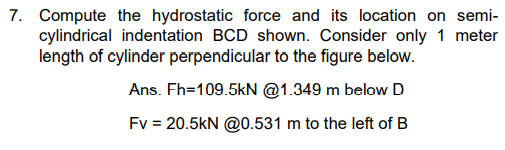 Solved TOTAL HYDROSTATIC FORCES ON PLANE AREAS 1. A vertical | Chegg.com