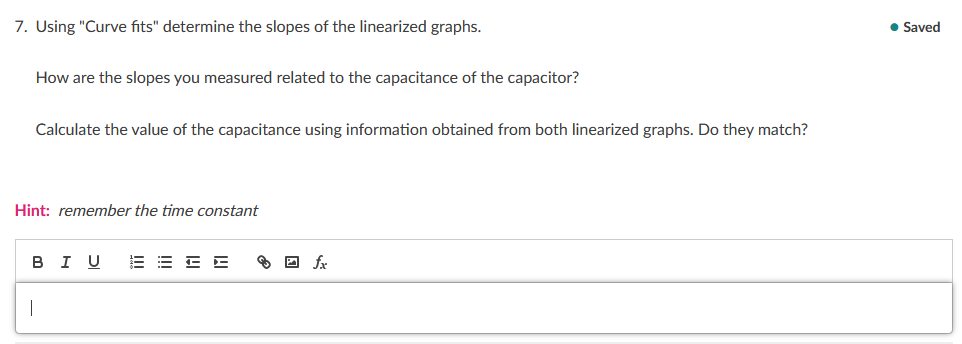 Solved Linearized Voltage, Linearized Current vs Time | Chegg.com