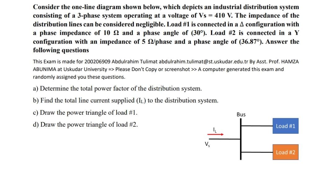 Solved Consider the one-line diagram shown below, which | Chegg.com