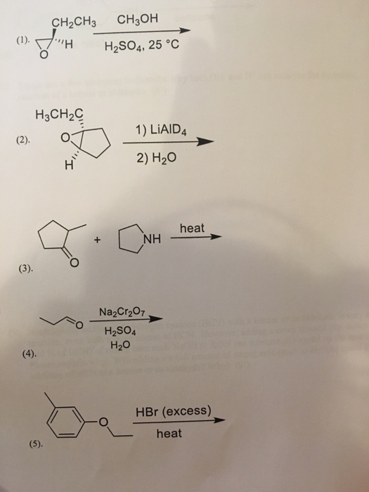 Solved CH2CH3 CH2OH "H H2SO4, 25 °C H3CH2C 1) LiAID4 (2), O | Chegg.com