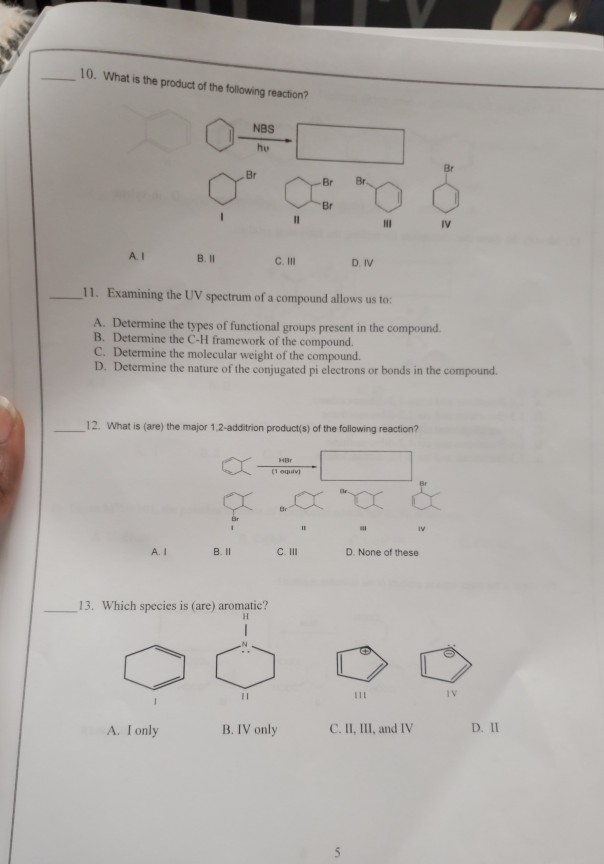 Solved Identify the molecule that gives 3 sets of protons | Chegg.com