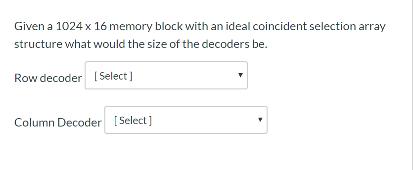 Solved Row option: 16, 32, 64, 128, 256, 512, 1024, | Chegg.com