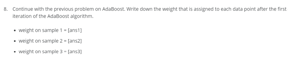 7. Consider a simple binary classification problem | Chegg.com