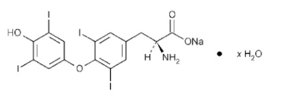 Structure of levothyroxine: Prilosec (omeprazole) is | Chegg.com
