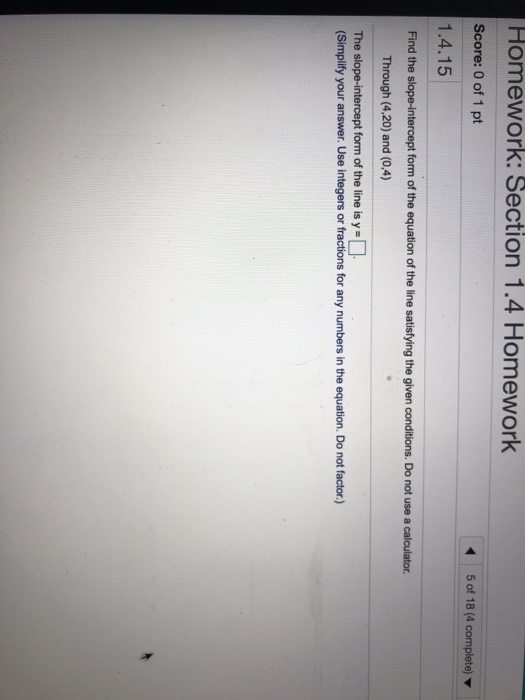 Solved Homework Section 1 4 Homework Score 0 Of 1 Pt