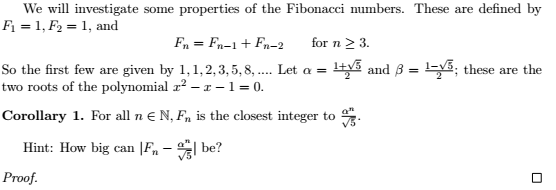 Solved The problem is to prove Corollary 1: For all n in the | Chegg.com