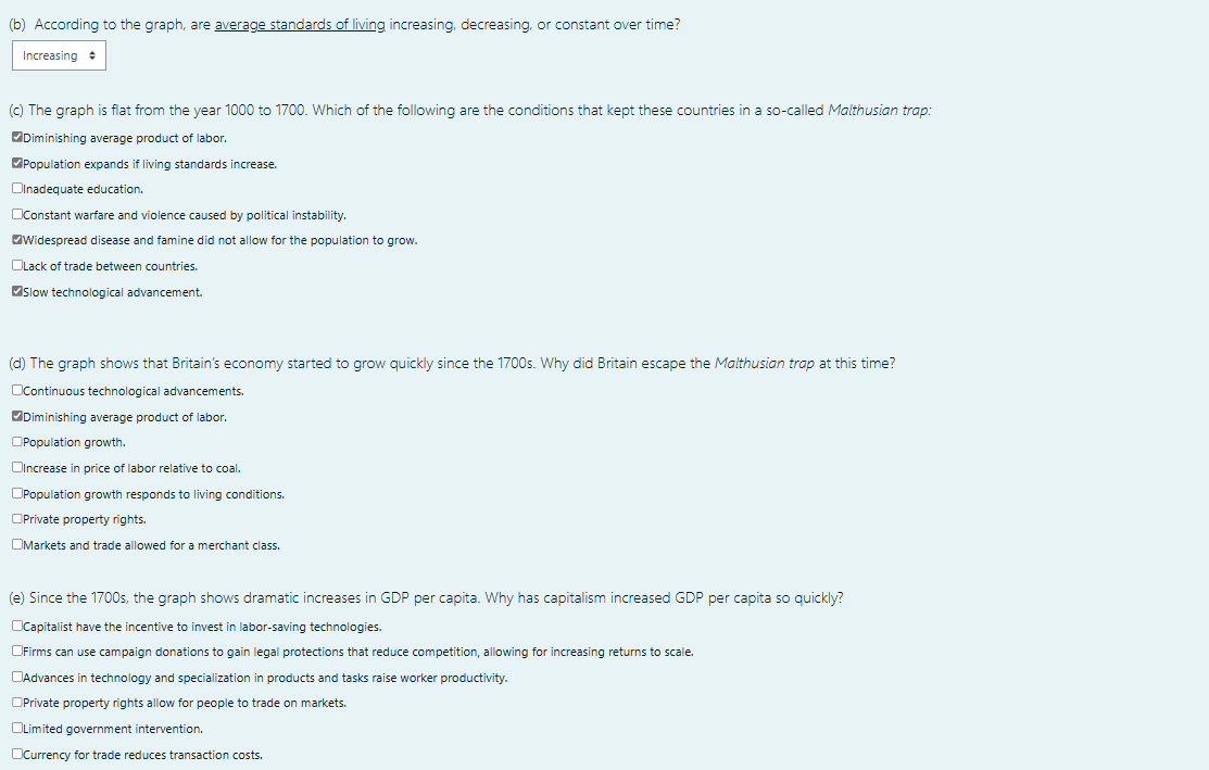 Solved Question 1. Capitalism and the hockey stick of | Chegg.com