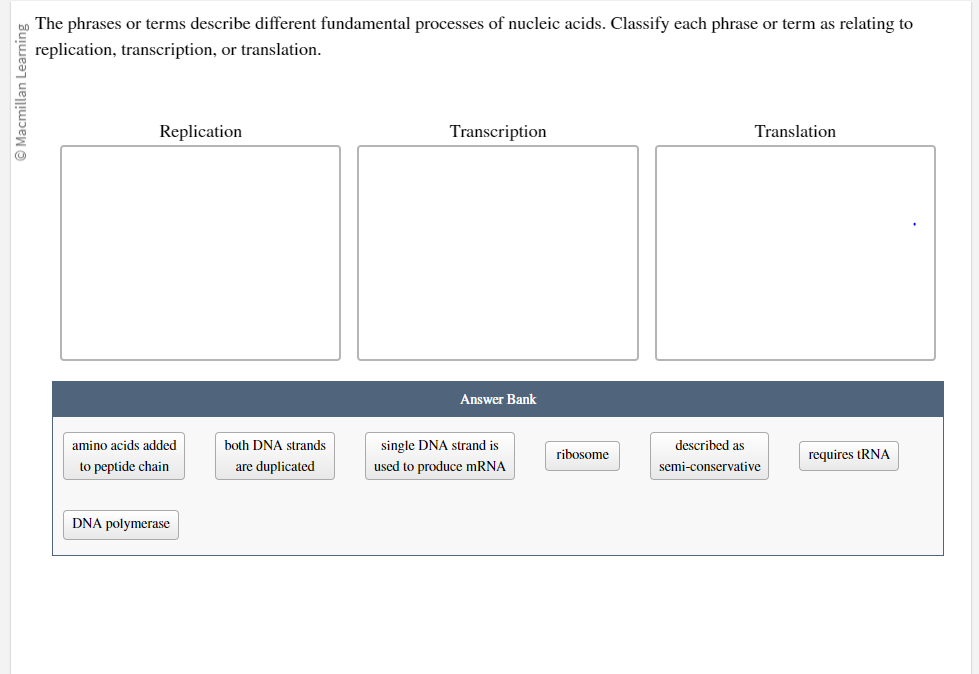 Solved The phrases or terms describe different fundamental | Chegg.com