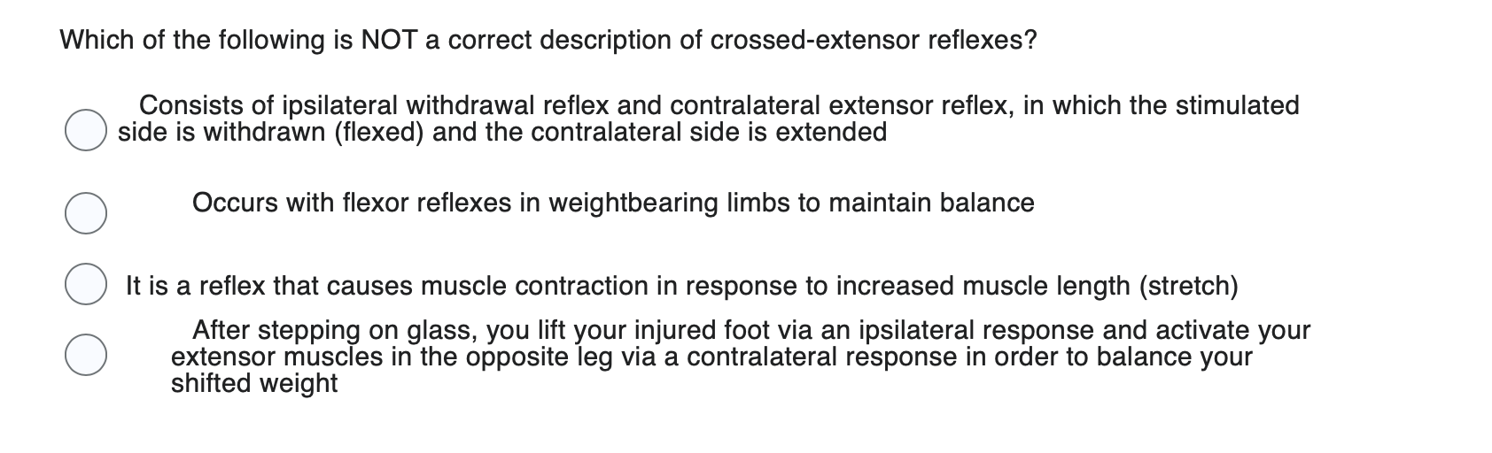 Solved Which of the following is NOT a correct description | Chegg.com