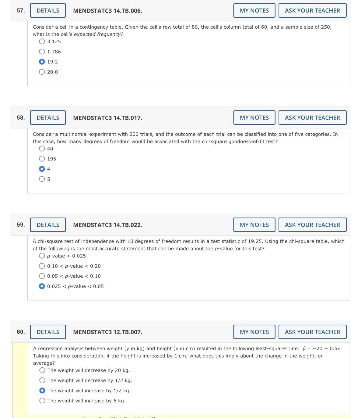 Solved Consider a cell in a contingency table. Given the | Chegg.com