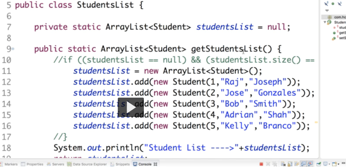 Solved Setup your eclipse or STS whichever ODE you are using | Chegg.com