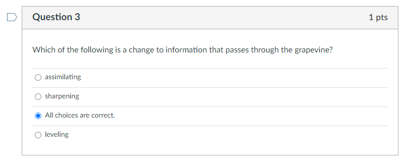 Solved Which of the following is a change to information | Chegg.com