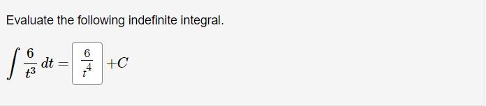 Solved Evaluate the following indefinite integral. | Chegg.com