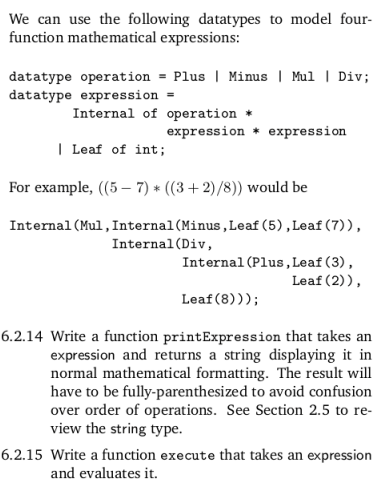 Solved We can use the following datatypes to model | Chegg.com