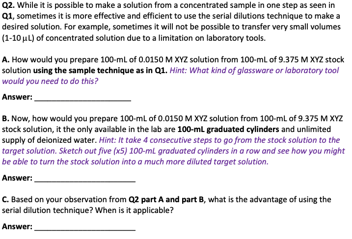 Solved Hi, please answer parts A, B, and C. These are all 1 | Chegg.com