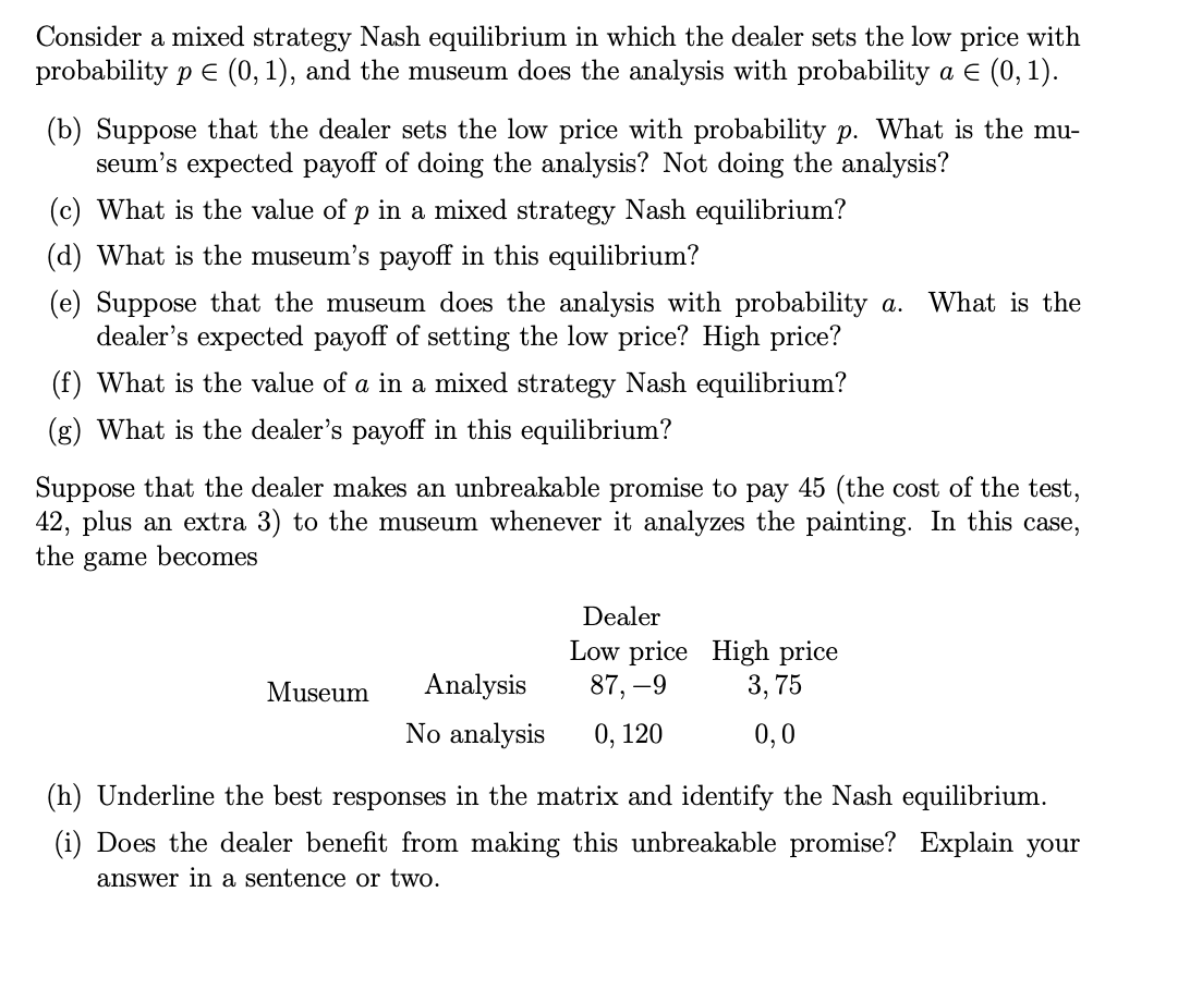 An art dealer is selling a recently discovered | Chegg.com