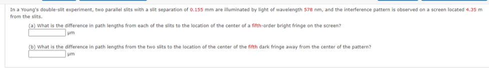 Solved In a Young's double-slit experiment, two parallel | Chegg.com