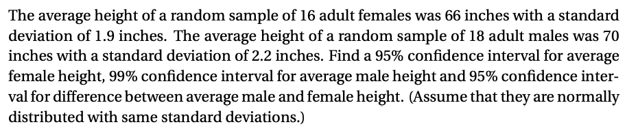 Solved The average height of a random sample of 16 adult | Chegg.com