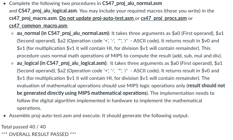 Solved - Complete the following two procedures in | Chegg.com