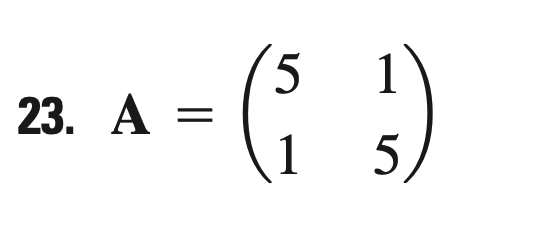 Solved In Problems 23-26, find the eigenvalues and | Chegg.com