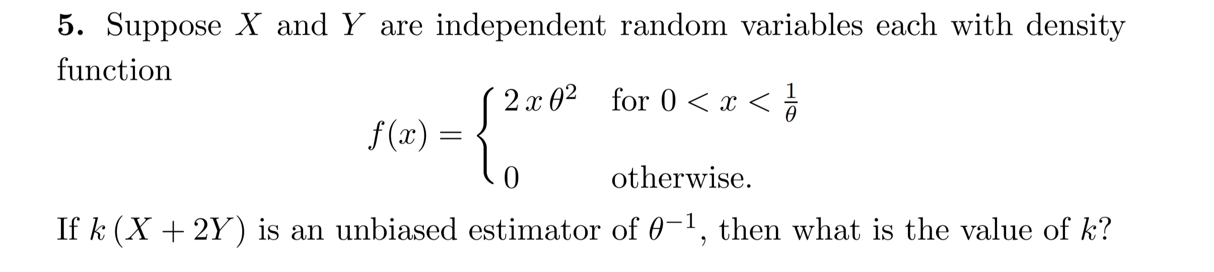 Solved Suppose x ﻿and Y ﻿are independent random variables | Chegg.com