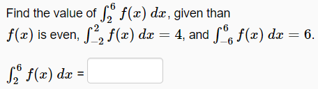 Solved Find the value of int_(2)^(0)f(x)dx, given than f(x) | Chegg.com