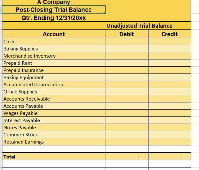 Solved our completed accounting workbook will consist | Chegg.com