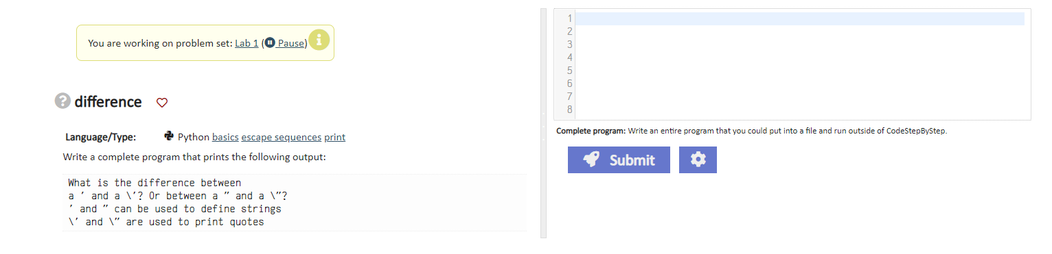 Solved 2 You are working on problem set: Lab 1 (0 Pause) 4 5 | Chegg.com