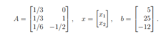 Solved Consider the system of linear equations Ax=b where a. | Chegg.com